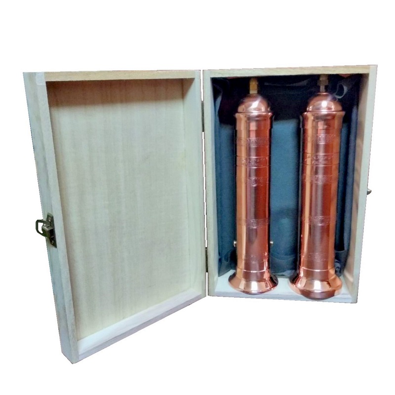 ALEXANDER copper mill set for pepper and salt in luxurious wooden ...